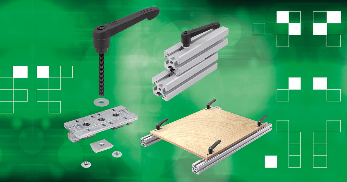 Low-wear guide for manual slides: profile gliders from norelem