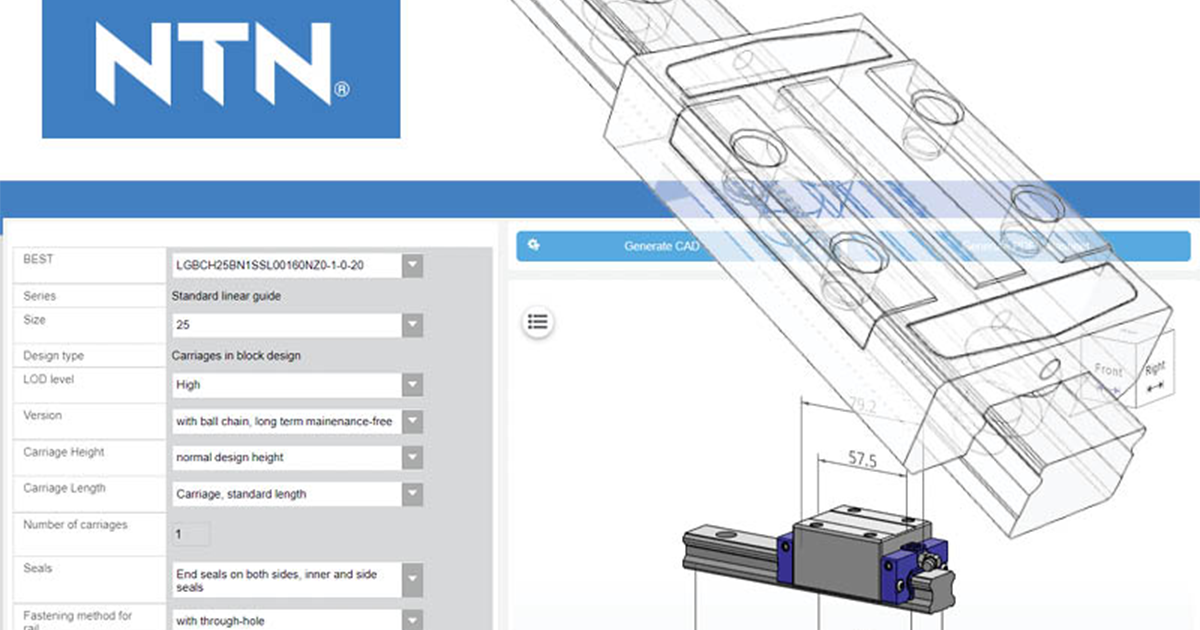 NTN Automation launches linear motion configurator