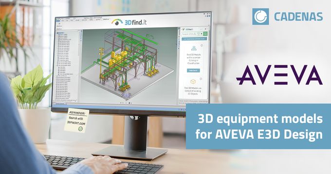 Aveva 3DfindIT.com - integrering av utstyrsmodeller for ingeniørarbeid