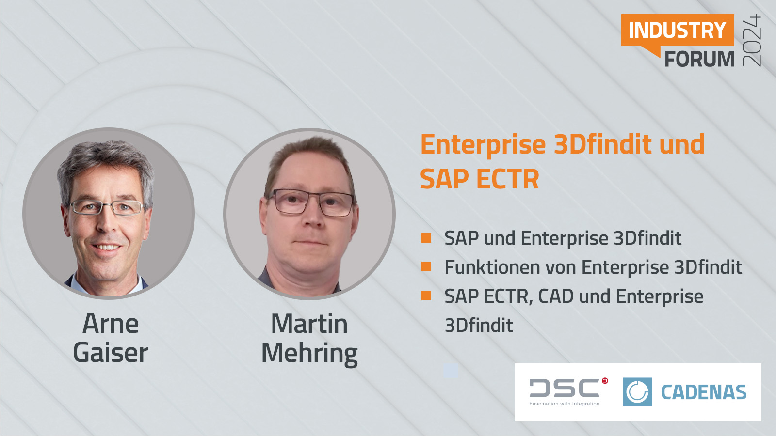 企业 3Dfindit 和 SAP ECTR